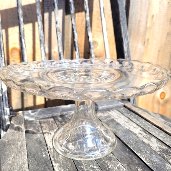 Vintage | Dining | Vintage Glass Cake Stand | Poshmark